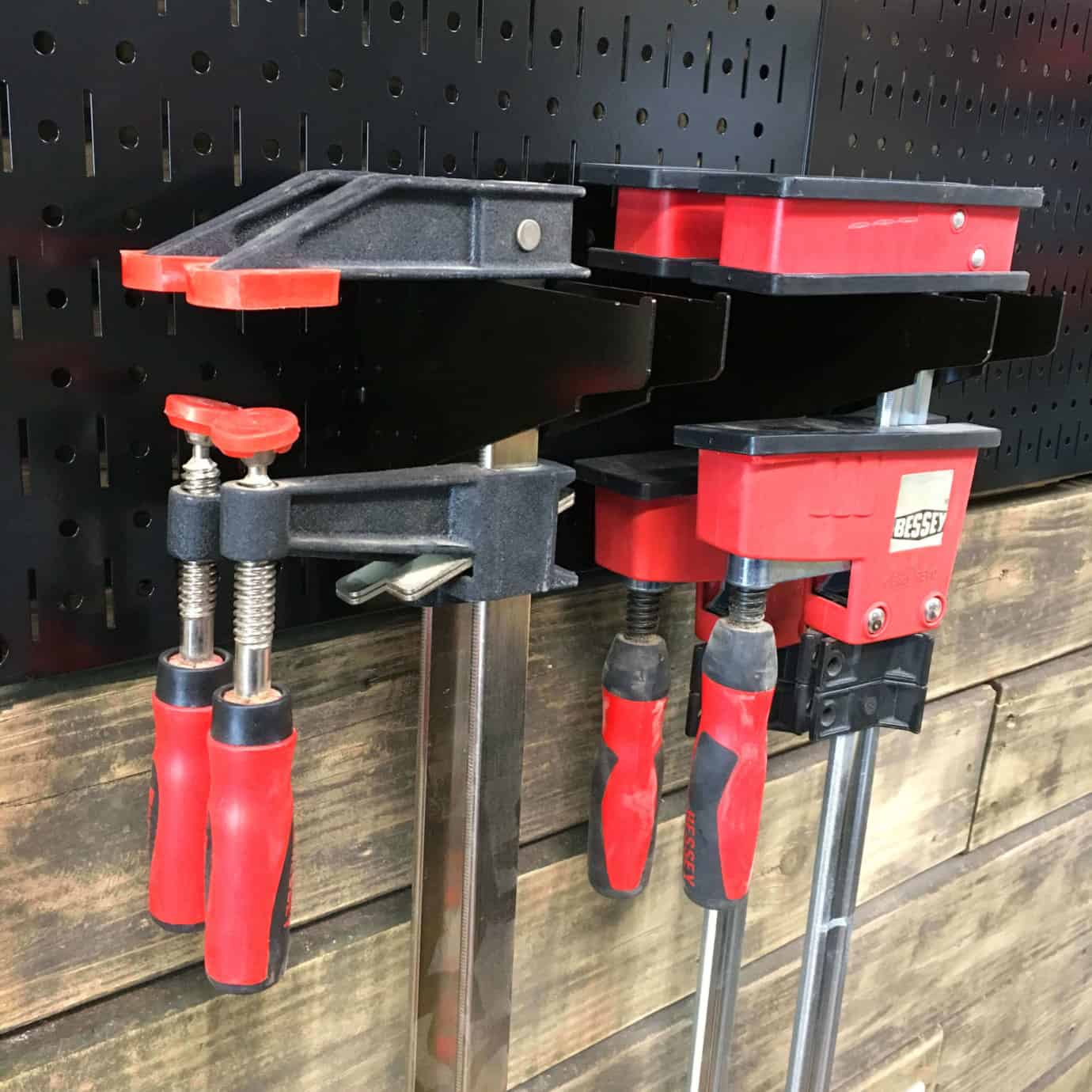 Clamp Storage Solution With Wall Control - Lazy Guy DIY
