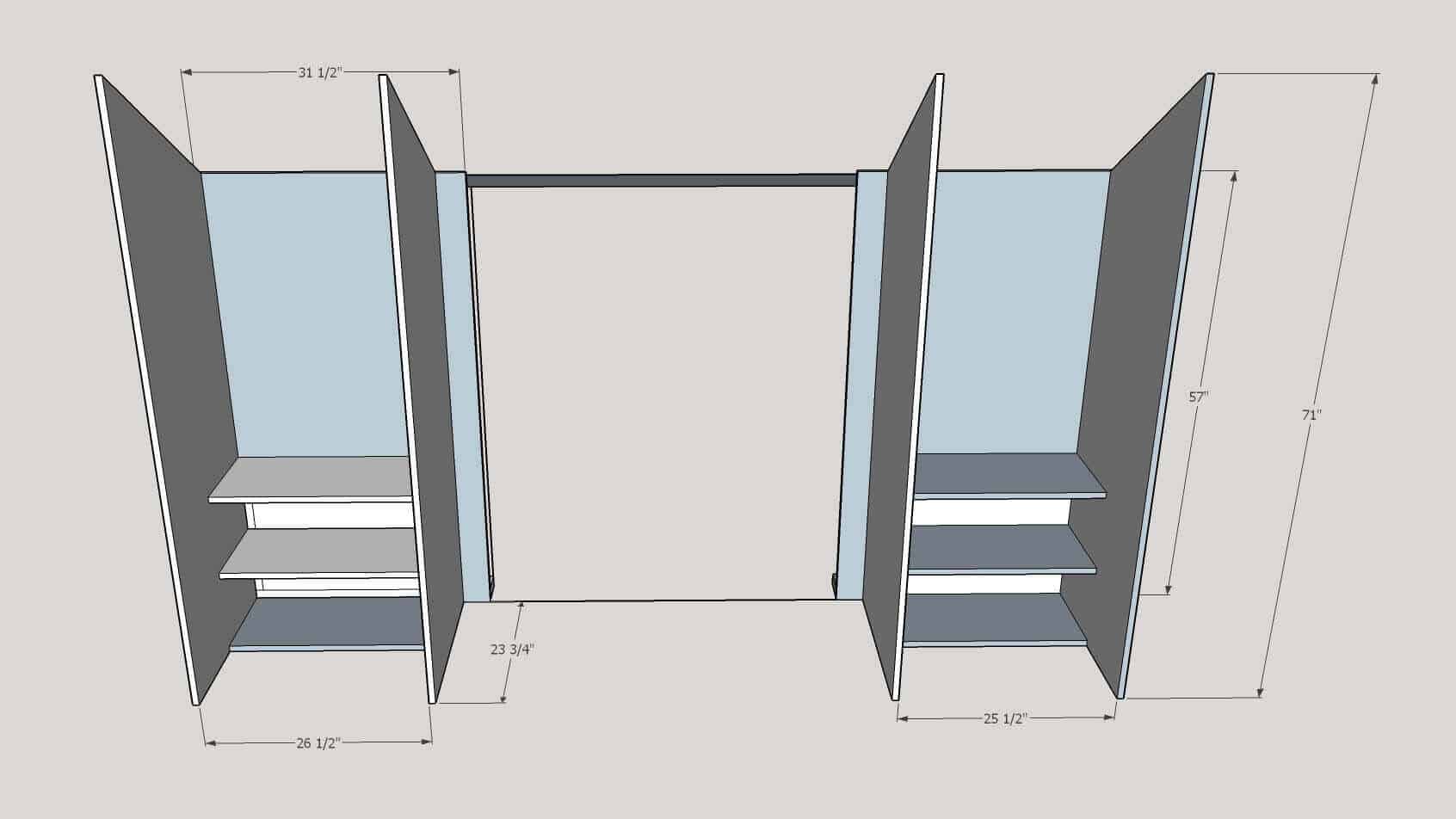 A How To Guide To DIY Built In Closets - Lazy Guy DIY