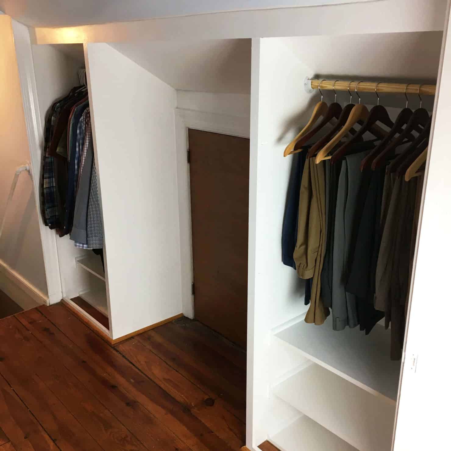 A How To Guide To DIY Built In Closets - Lazy Guy DIY
