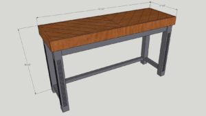IG Builder's Challenge Console Table - Lazy Guy DIY
