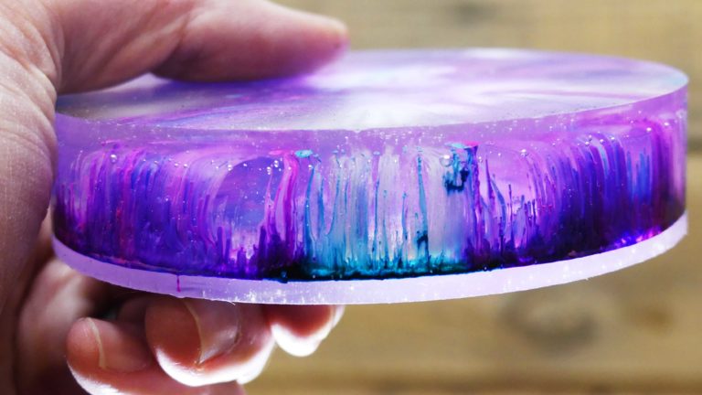 DIY Epoxy Coasters and Ornaments - Lazy Guy DIY