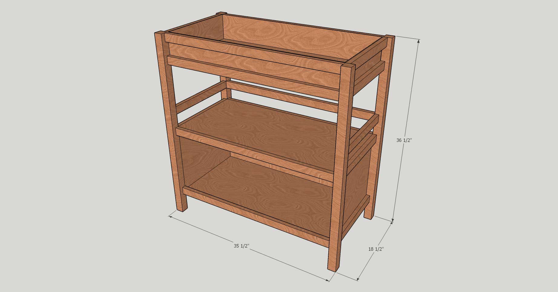 Modern Nursery DIY Changing Table - Lazy Guy DIY