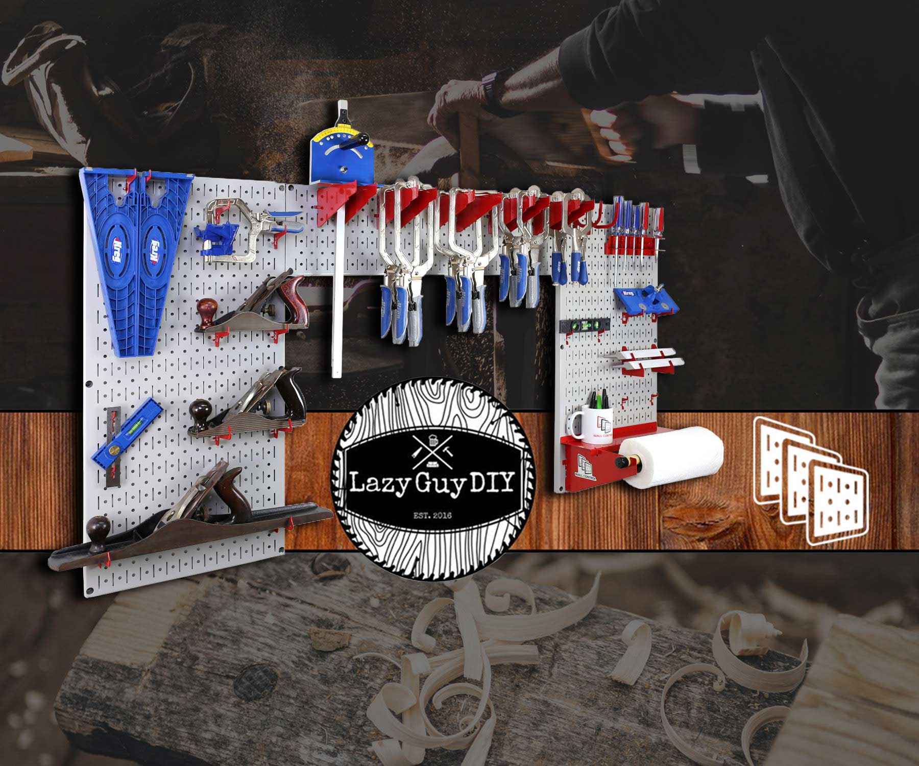 Wall Control Woodworker's Kit - Lazy Guy DIY