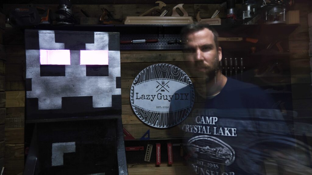 Minecraft Enderman Halloween Candy Dispenser - Lazy Guy DIY