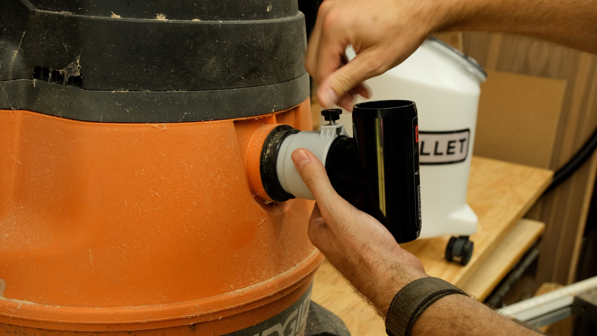 Dust Collection Upgrade | Mullet Tools M5 Dust Cyclone - Lazy Guy DIY