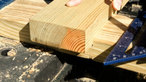 DIY Potter's Bench With Storage - Lazy Guy DIY